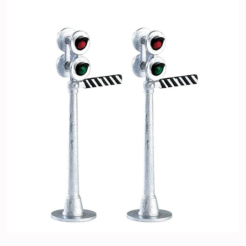 Railway Signal Light, Set Of 2 - Lemax 74279